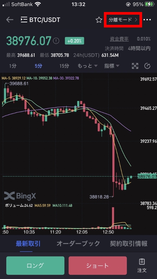 『BingX』スマホアプリの契約取引を画像で解説！【レバレッジ取引/BTCFX】 – ハゲ先生の仮想通貨日記